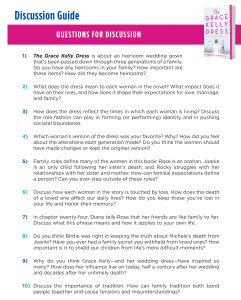 Read With BookClubbish: The Grace Kelly Dress